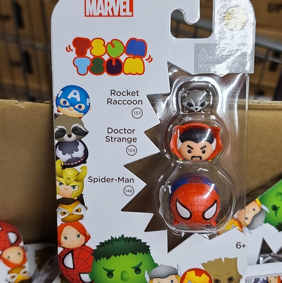 Marvel | Toys | Tsum Tsum Figure Set Spiderman Doctor Strange | Poshmark